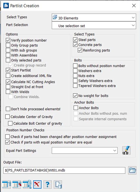 ProStructures External Partlist ProSteel CONNECT Edition Communities