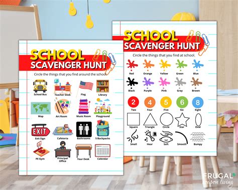 Printable School Scavenger Hunt For The Classroom And Beyond