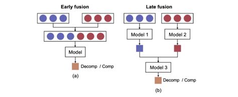 Modality Fusion Techniques Purple And Red Colors Indicate 2 Different