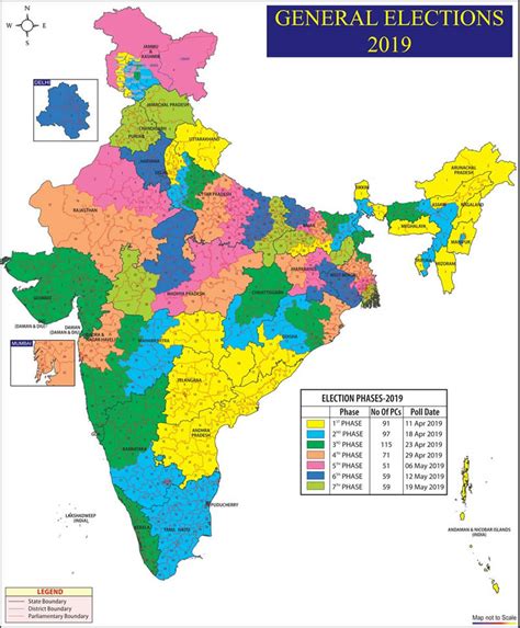 Lok Sabha Election 2019 Poll To Be Held From 11 April To 19 May At 7