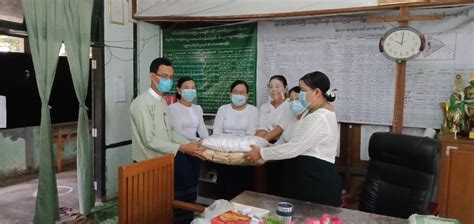 တောင်ဥက္ကလာပမြို့နယ် အမှတ် ၃ အခြေခံပညာအထက်တန်းကျောင်းသို့ နှာခေါင်းစည်း Mask များလှူဒါန်း