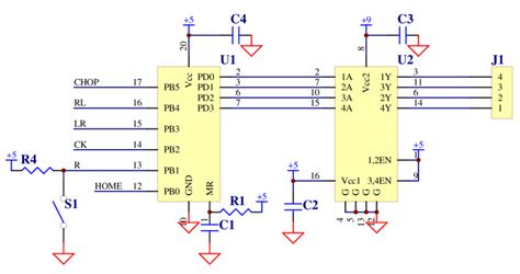 Schematic Of The Stepper Motor Drive Electronics Download Scientific Diagram