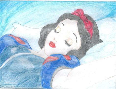 Snow White Sleeping By Vanessaevenstar On Deviantart