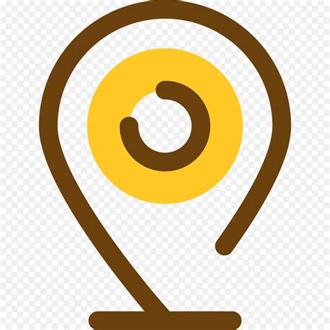 黄色手绘圆弧定位元素PNG图片素材下载 图片编号qxjnregn 免抠素材网