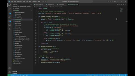 how to create a crossword puzzle generator in python neel mishra posted on the topic linkedin