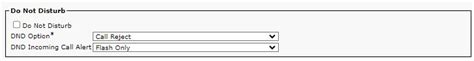 CUCM DND Configuration Cisco Community