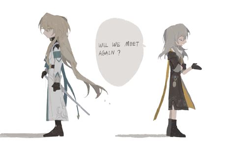 Trailblazer Stelle And Luocha Honkai And 1 More Drawn By Yuqi555