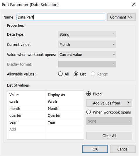 How To Do Dynamic Date Selections In Tableau