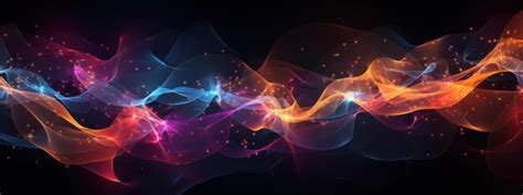 Premium AI Image Vibrant Web Cascade In A Colorful Abstract Ideal For Dynamic Designs AI