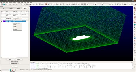 Frigate Helipad Pointwise Unstructured Mesh Applied Ccm