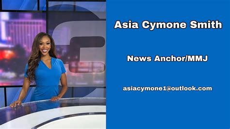 Asia Cymone Smith News Anchorreporter Reel 2025 Youtube
