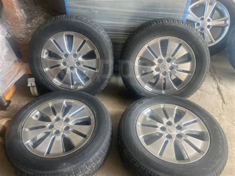 Оригинальные диски Toyota R17, 17", 1 шт, 5x114.3, литой, 4 шт, б/у, в ...