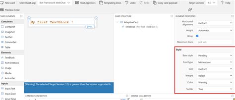 Using Microsoft Adaptive Cards