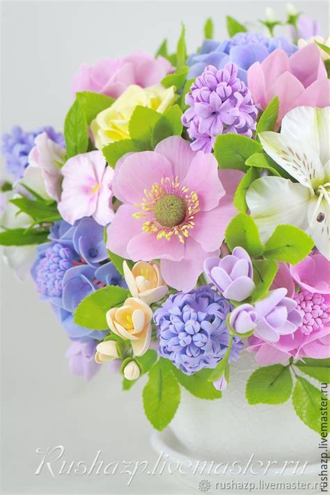 Букет из полимерной глины Летнее ассорти 2 в интернет магазине на Ярмарке Мастеров