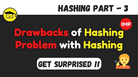 Drawback Of Hashing Problems With Hash Data Structure Youtube