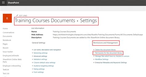 Sharepoint Document Library Permissions Enjoy Sharepoint