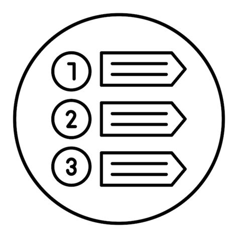 Premium Vector Prioritize Vector Icon Can Be Used For Life Skills Iconset