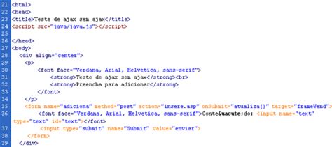 ajax sem ajax devmedia