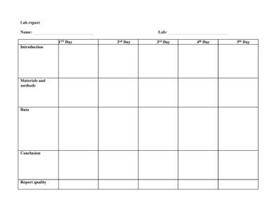 Lab Report Templates Format Examples ᐅ TemplateLab