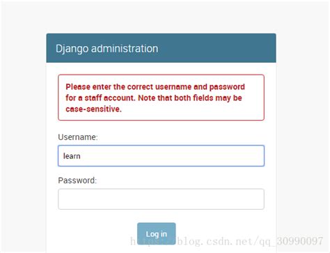 Django学习笔记八：开发一个登录功能——django认证系统 Csdn博客