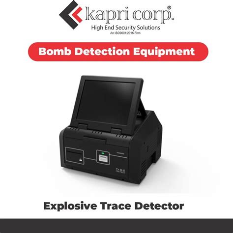 Explosive Trace Detector At Best Price In Mumbai By Kapri Corp Id 2856125249055