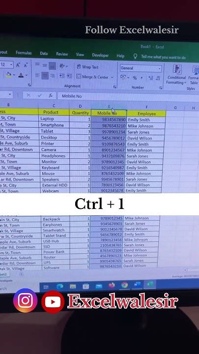 add 91 before number in excel excelwalesir exceltricks ytvideoshorts exceltricks youtube