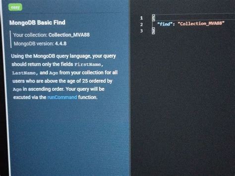 Using The Mongodb Query Language Your Query Studyx