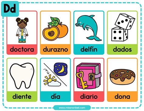 Palabras Con La D Para Niños Ejemplos De Palabras Con Las Sílabas Da