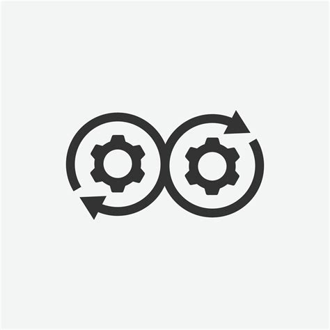 Devops Icon Development Icon Vector Devops Vector Illustration On Isolated Background