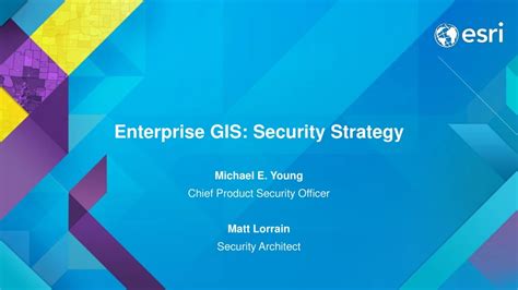 PPT Enterprise GIS Security Strategy PowerPoint Presentation Free Download ID