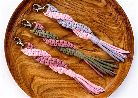 Macrame Keychain Patterns Macrame Keychain Guide Macrame Pdf Pattern