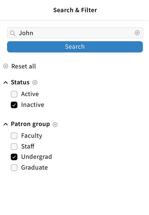 “search And Filter” Pane Ux Pattern · Folio Ux Docs · Ux Prototypes Guidelines And Assets