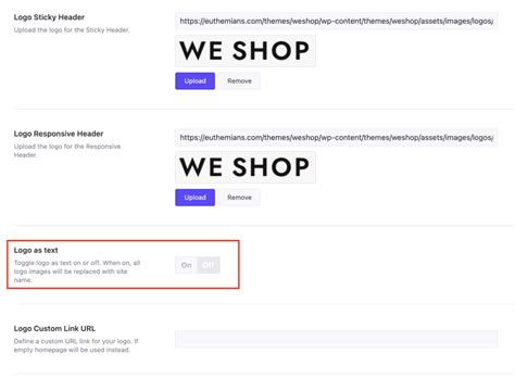 Logos And Favicon In Weshop Weshop Tutorial