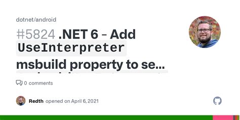 Net 6 Add `useinterpreter` Msbuild Property To Set