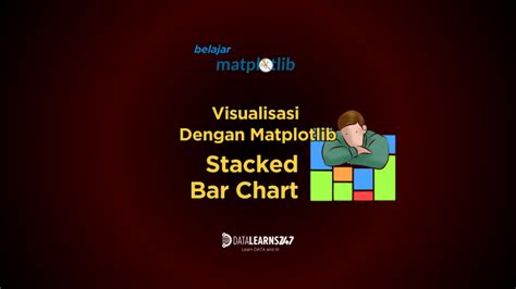 Visualisasi Dengan Matplotlib Stacked Bar Chart Datalearns247