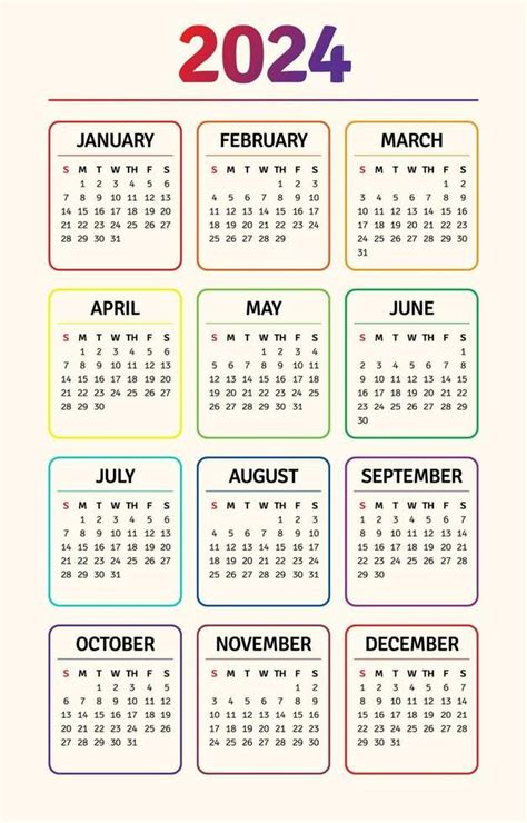 2024 New Year Abstract Geometric Design