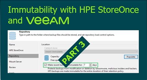 HPE StoreOnce Immutability With V12 Part 3 2FA Veeam Community Resource Hub