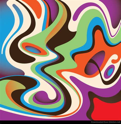 Download Vector Abstract Colorful Curve Waves Vector Background