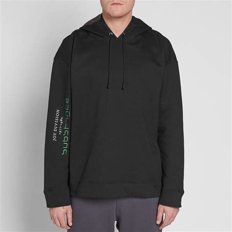 Raf Simons X Peter Saville Flowers Classic Hoody Black Green End Gb