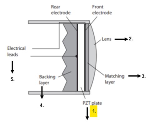 Topic 2 Components Of A Single Element Transducer Flashcards Quizlet
