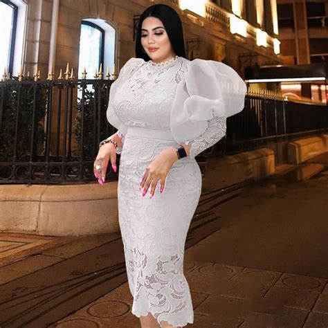 White Plus Size Party Dresses