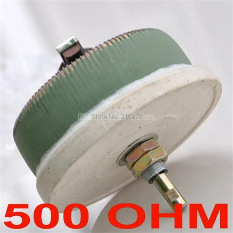 100W 500 OHM High Power Wirewound Potentiometer Rheostat Variable Resistor 100 Watts