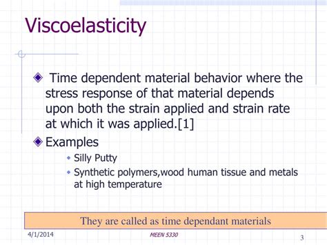 Ppt Viscoelasticity Powerpoint Presentation Free Download Id 599246