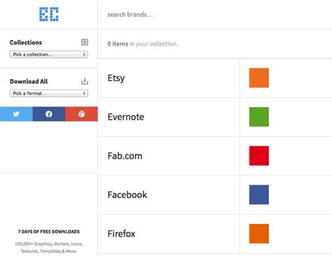 Color Schemes For All Your Favorite Social Media Sites Includes Hex Codes Brand Colors