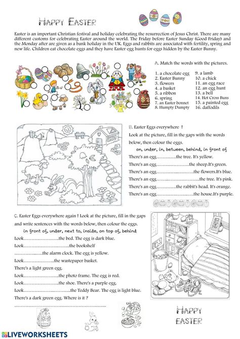 Actividad Interactiva De Prepositions Of Place Para Grade 4 Puedes