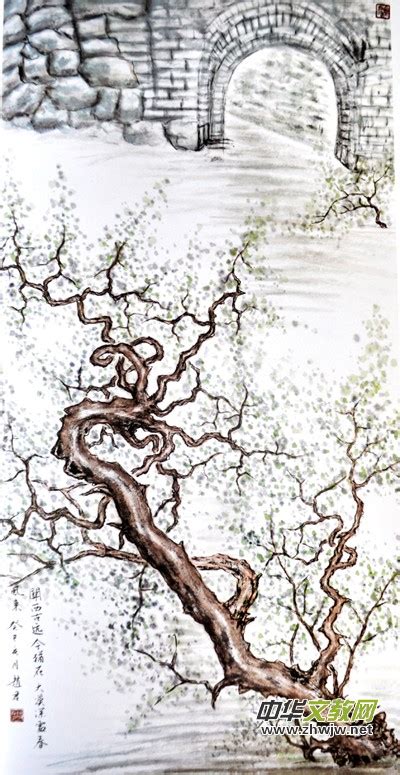 著名书画家赵君书画作品欣赏 中华文教网