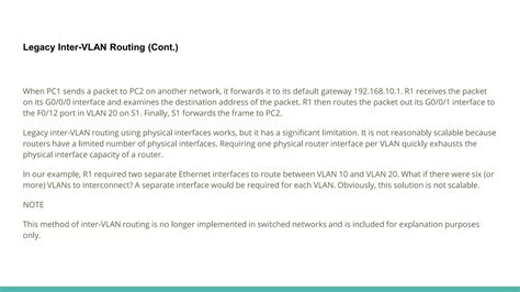 inter vlan routing plus configuration pptx computer networking computing