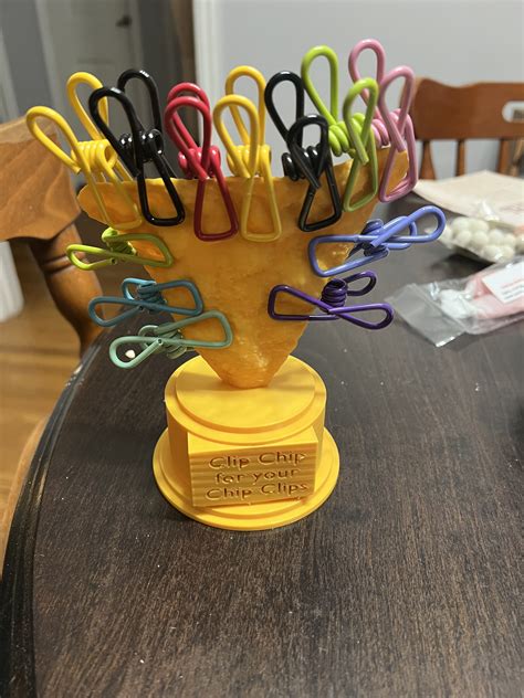 Clip Chip To Hold Your Chip Clips By Very Small Owl Download Free Stl Model