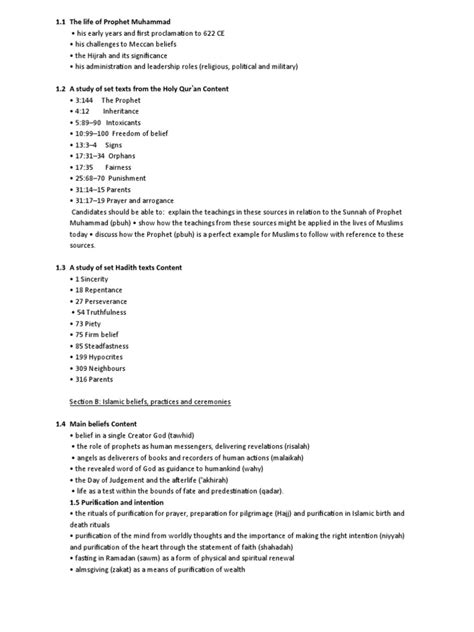 Islamic Syllabus Pdf Sufism Sunni Islam